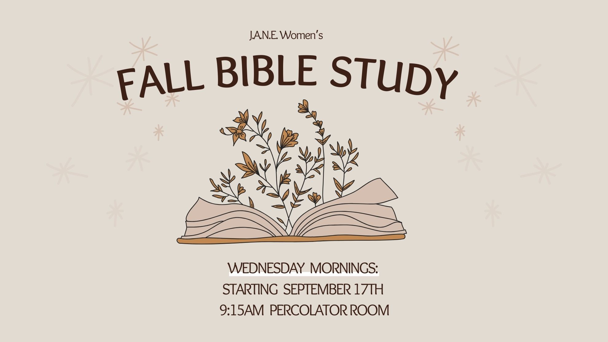 Clayton Valley Church: Concord, CA > J.A.N.E Women's Morning Fall Bible ...