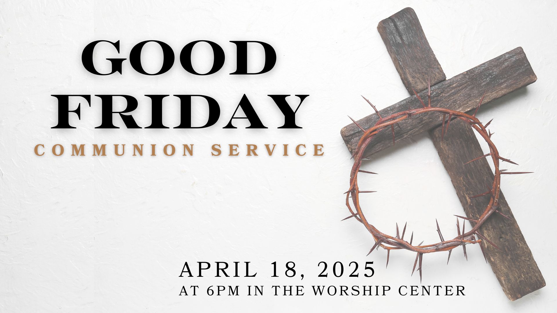 Good Friday Communion Service