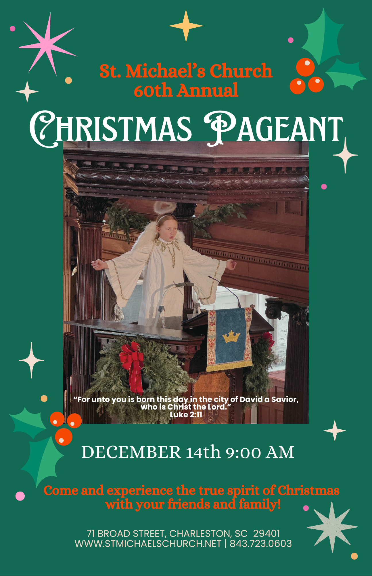 St. Michael's Church: Charleston, SC > 60th Annual Christmas Pageant