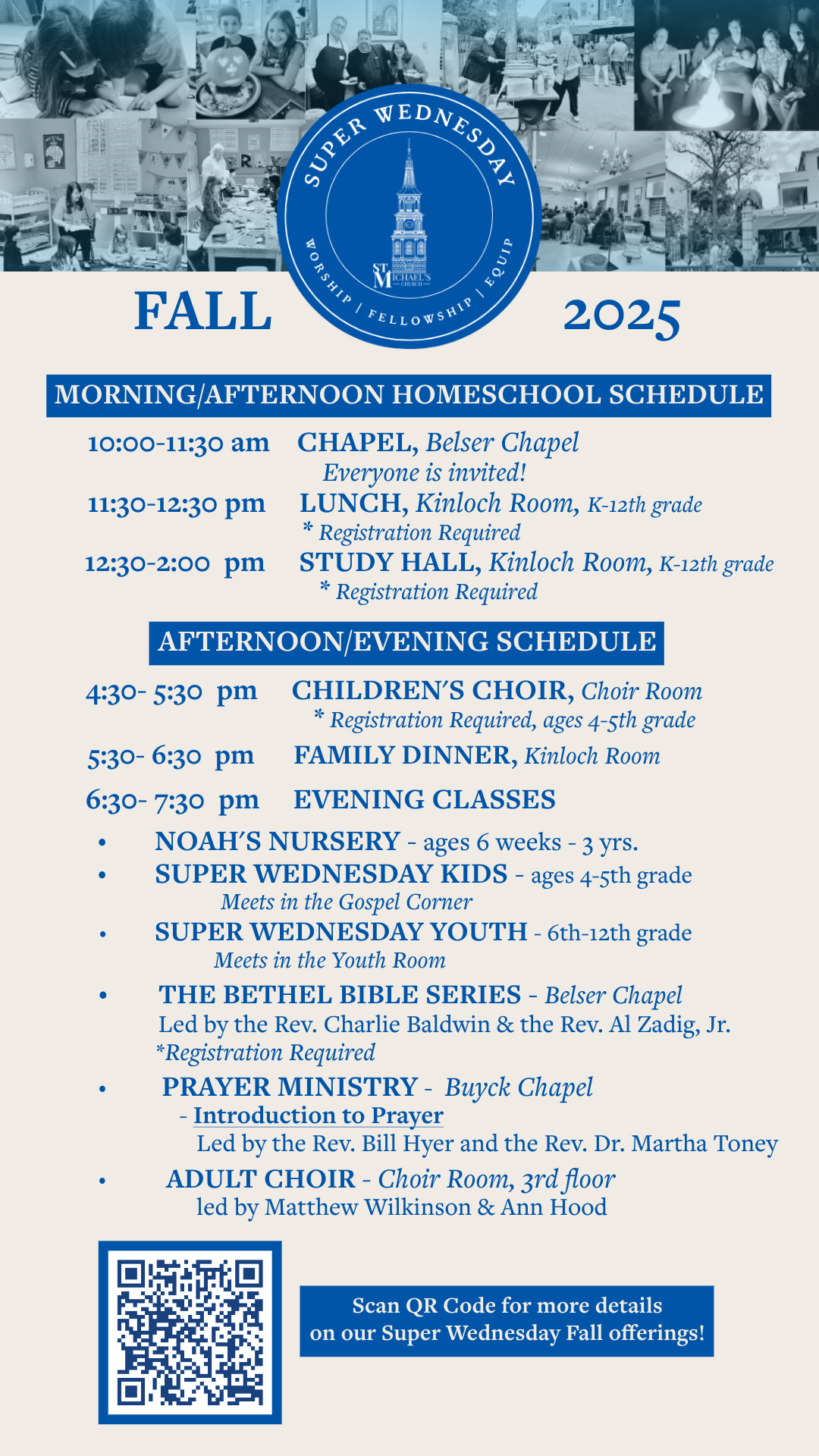 St. Michael's Church: Charleston, SC > Super Wednesday Fall 2025