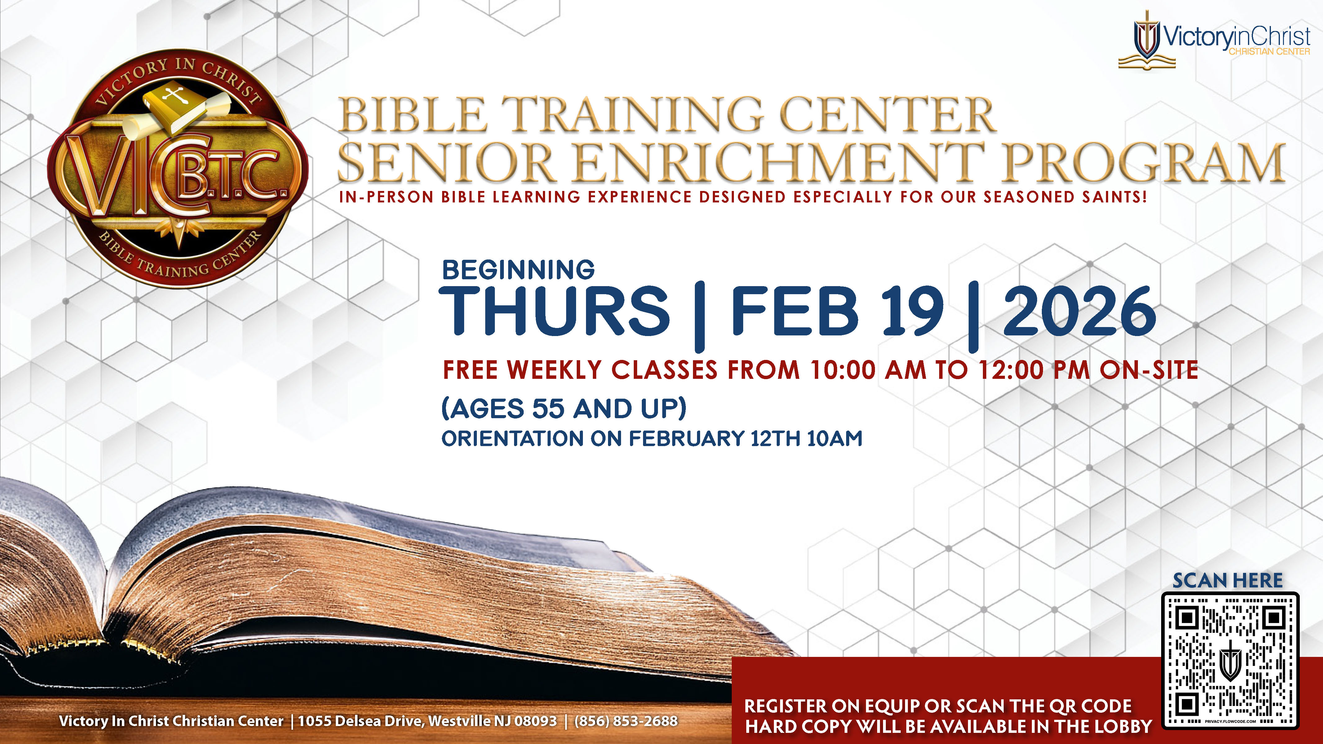 Victory In Christ Christian Center: Westville, NJ > Senior Enrichment ...